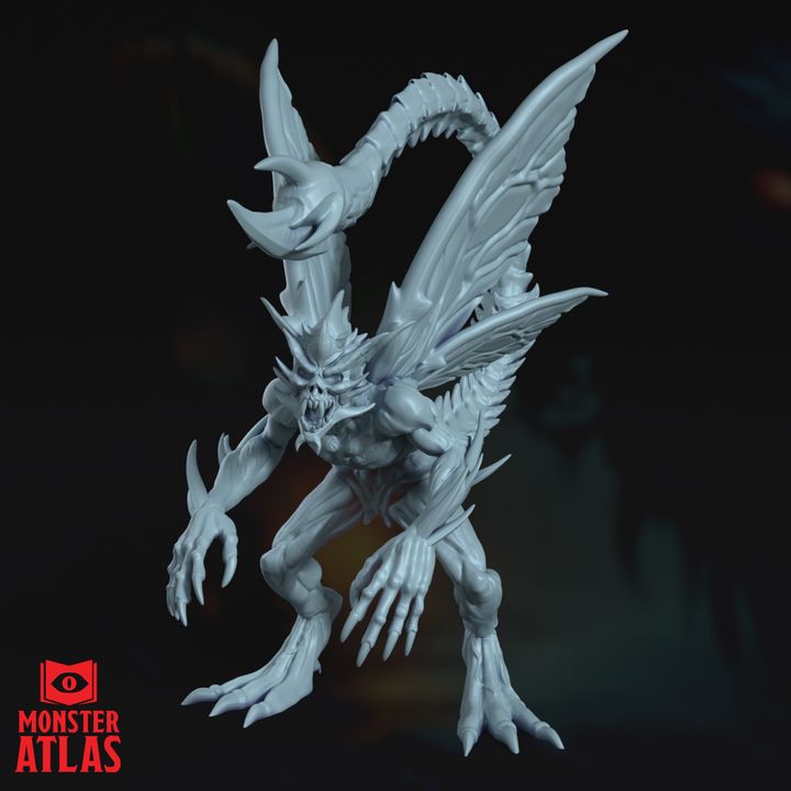 3D Printable Bone Devil by Monster Atlas